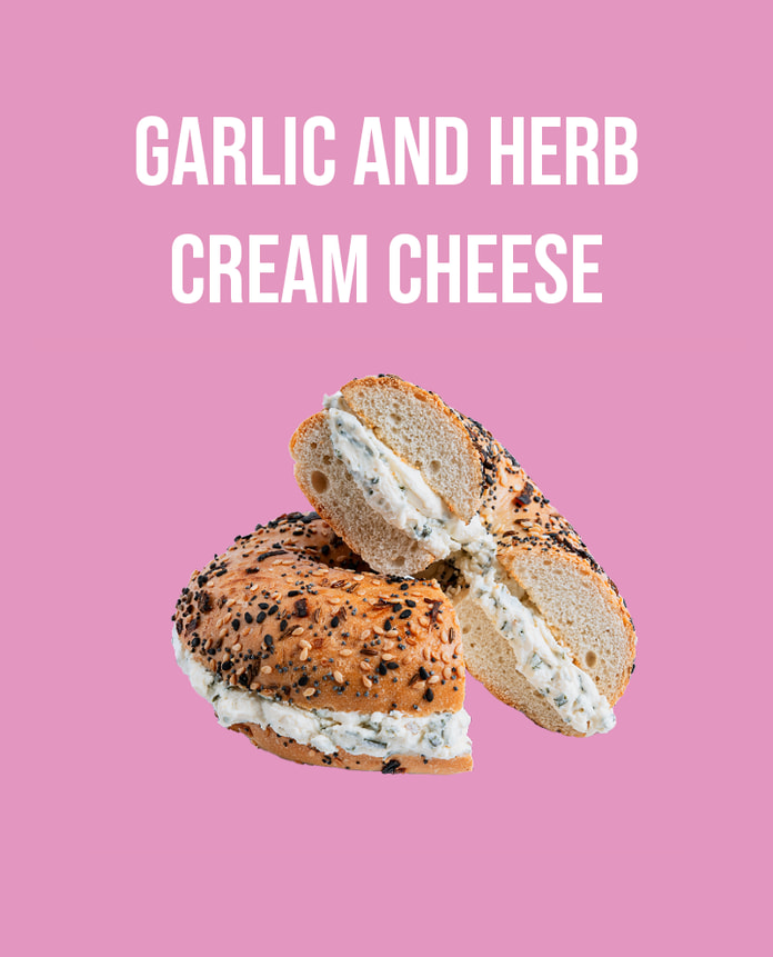 GARLIC & HERBS CREAM CHEESE - Bagel Factory